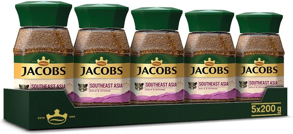 Kawa Jacobs Southeast Asia Rozpuszczalna 5X200g - Ceny i opinie - Ceneo.pl