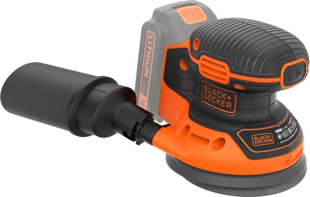 BLACK DECKER BDCROS18N Szlifierka mimośrodowa 18V 125mm + Papier ścierny 40szt. - Autoryzowany ...