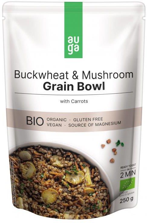 Auga Bio Grain Bowl Z Kaszą Gryczaną Pieczarkami I Marchewką 250g ...