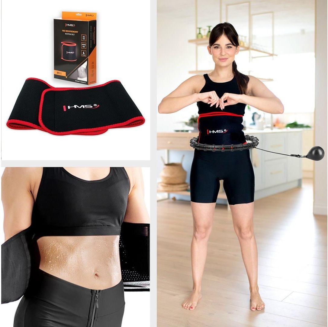 HMS Zestaw Hula Hop Hhw02 Black + Pas Br163 - Ceny i opinie - Ceneo.pl