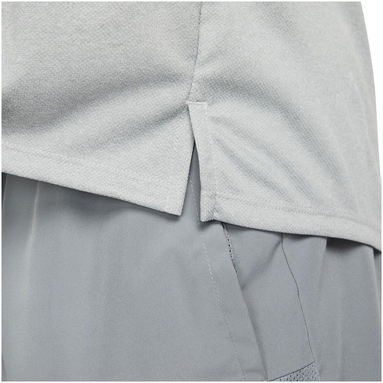 Nike Męska Dri Fit Uv Miler Dv9315 084 Grey Silver - Ceny i opinie ...