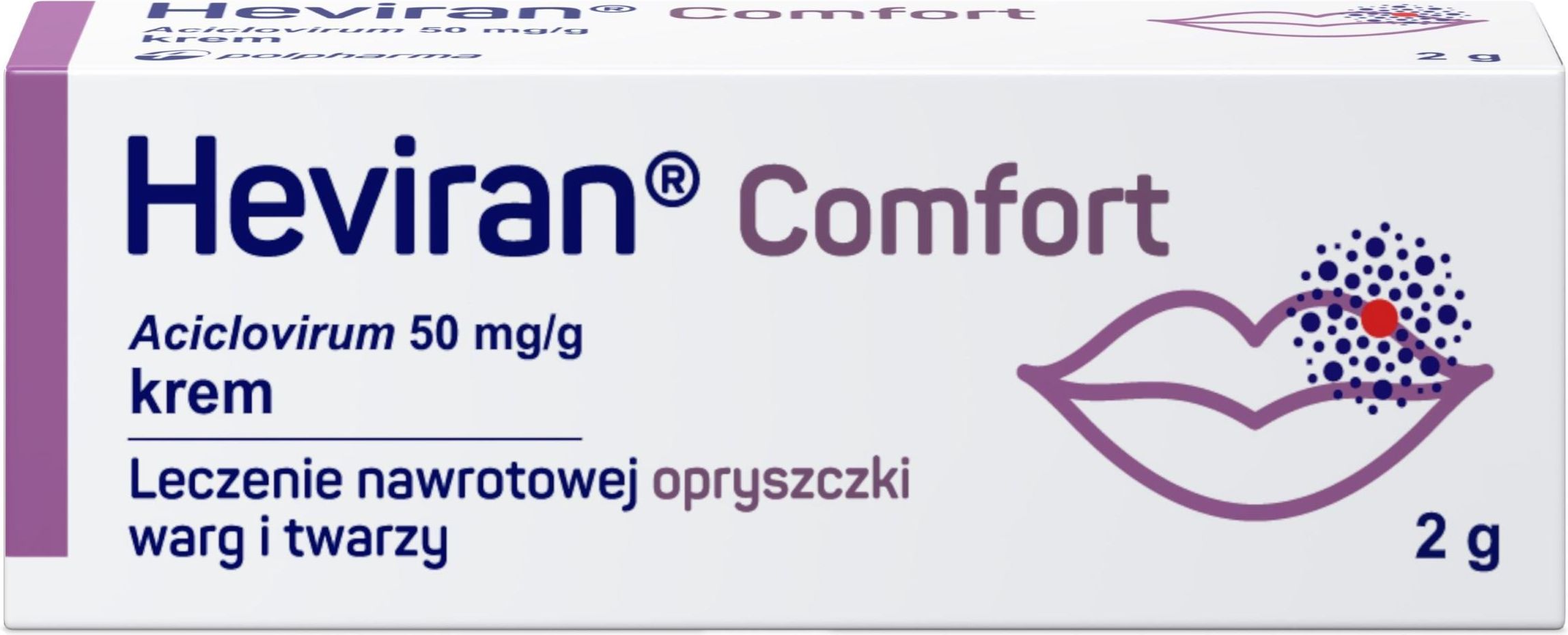 Heviran Comfort Krem 50mg/g x 2g - Opinie i ceny na Ceneo.pl