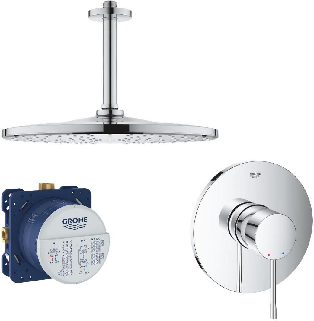 Zestaw prysznicowy Grohe Essence 24057001+35600000+26560000 - Opinie i ceny na Ceneo.pl
