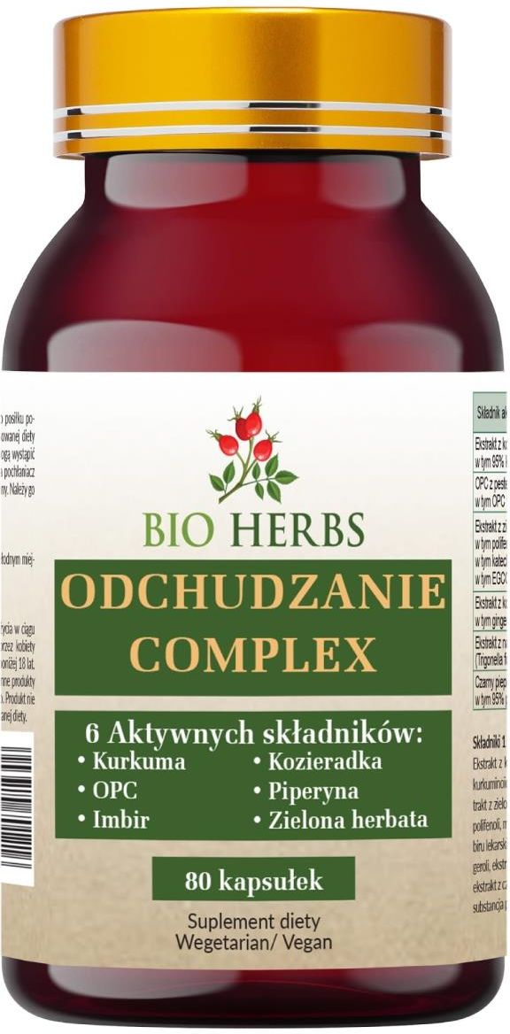 Bio Herbs Odchudzanie Complex 80Kaps. - Opinie i ceny na Ceneo.pl