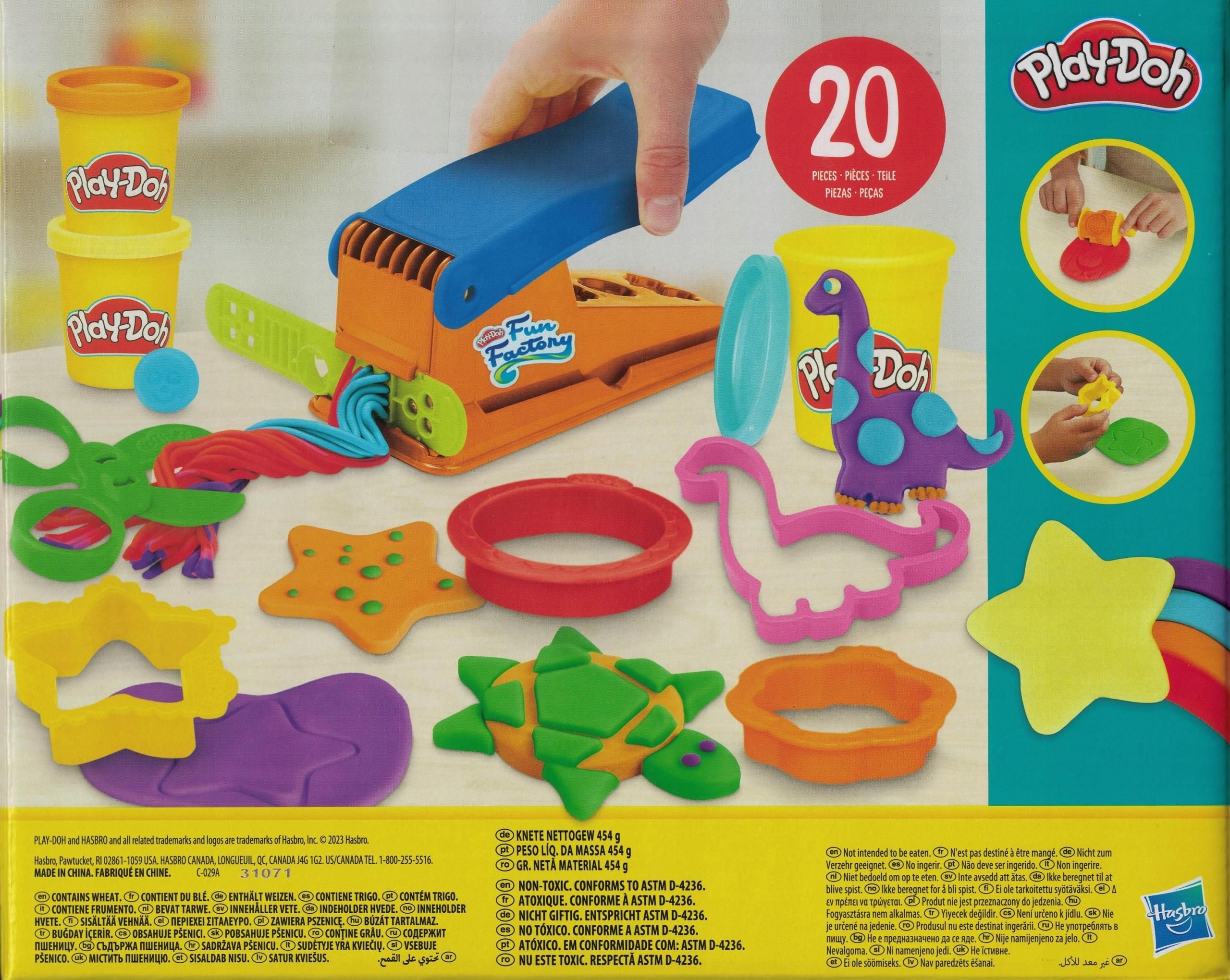 Hasbro Play-doh Zestaw Fun Factory XXL 6 Tub I 14 Element F8117 - Ceny ...
