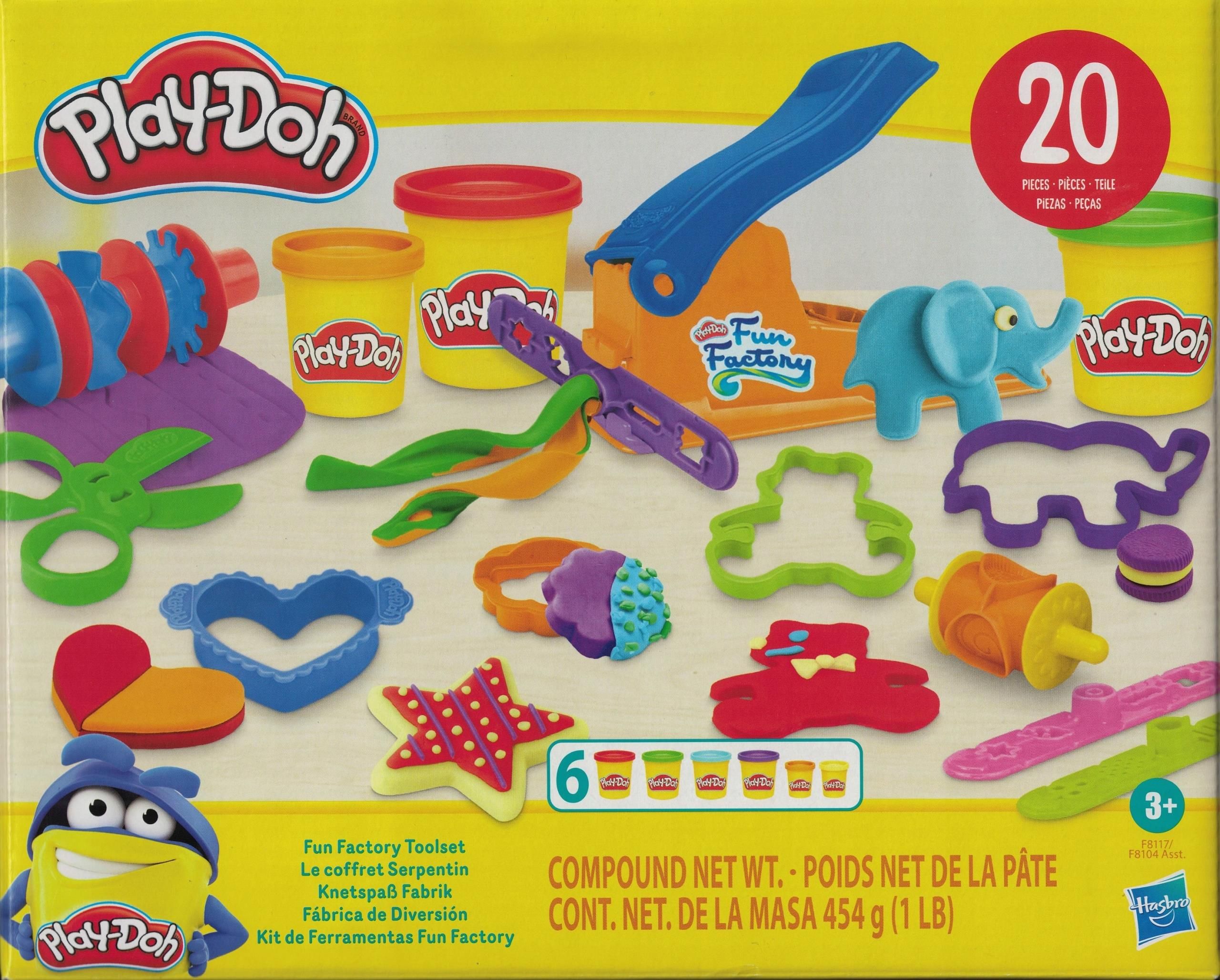 Hasbro Play-doh Zestaw Fun Factory XXL 6 Tub I 14 Element F8117 - Ceny ...