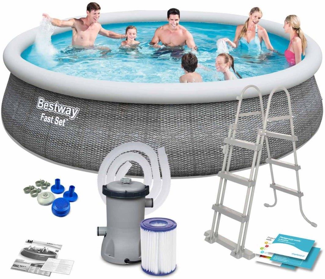 Basen Bestway Fast Set 57372 457X107cm 11w1 - Ceny i opinie - Ceneo.pl