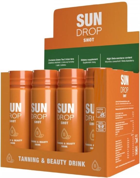 Sun Drop Shot Orzeźwiający Solarium Słońce x12szt - Opinie i ceny na ...