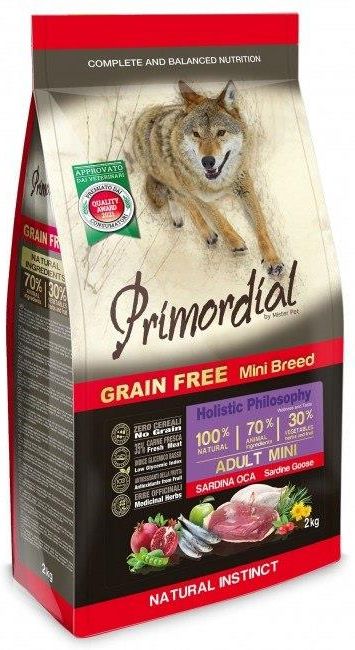 Karma Primordial Dog Grain Free Mini Adult Sardine & Goose 6Kg - Ceny i ...