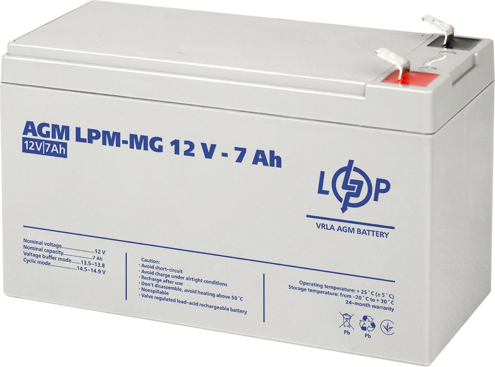Bateria do zasilacza Akumulator multiżelowy LPM-MG 12V - 7 Ah - Opinie i ceny na Ceneo.pl