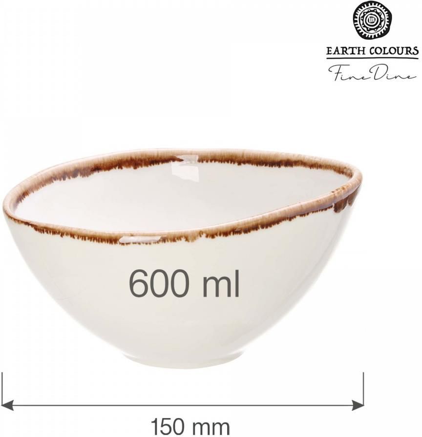 MISKA VANILLA 600 ml 15 cm PORCELANA FINE DINE EARTH COLOURS - Opinie i atrakcyjne ceny na Ceneo.pl