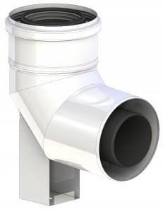 System kominkowy Tecnovis Kolano 87 ° Z Podporą Pp SPS 60x100 Kondens - Opinie i ceny na Ceneo.pl