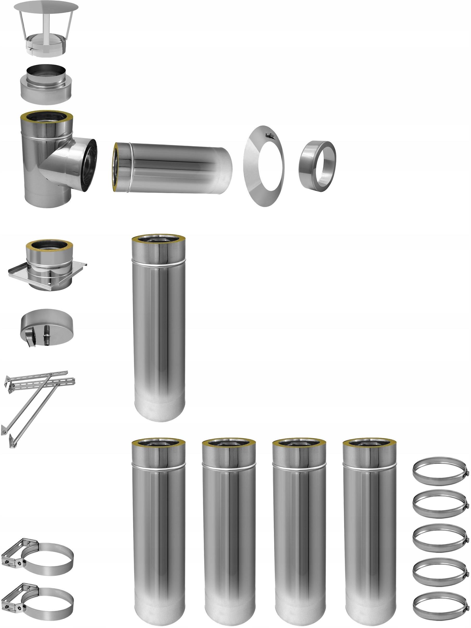 System kominkowy Tecnovis Gmbh Komin Izolowany 150/200 5Mb 0,8 Dwuścienny Węgiel - Opinie i ceny ...