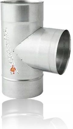 System kominkowy Term-System Trójnik Wentylacji Spalinowy Rura Ocynk Pieca 150 - Opinie i ceny ...