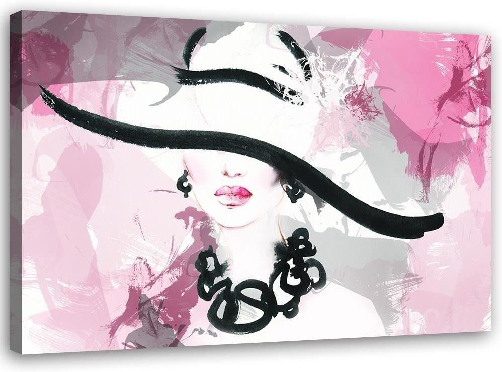 Feeby Emaga Obraz Na Płótnie Kobieta W Kapeluszu Glamour 100X70 829078 - Opinie i atrakcyjne ...