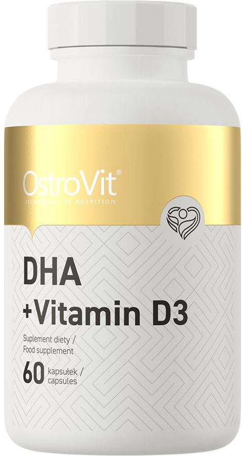 Ostrovit Dha + Witamina D3 60Kaps. - Opinie i ceny na Ceneo.pl