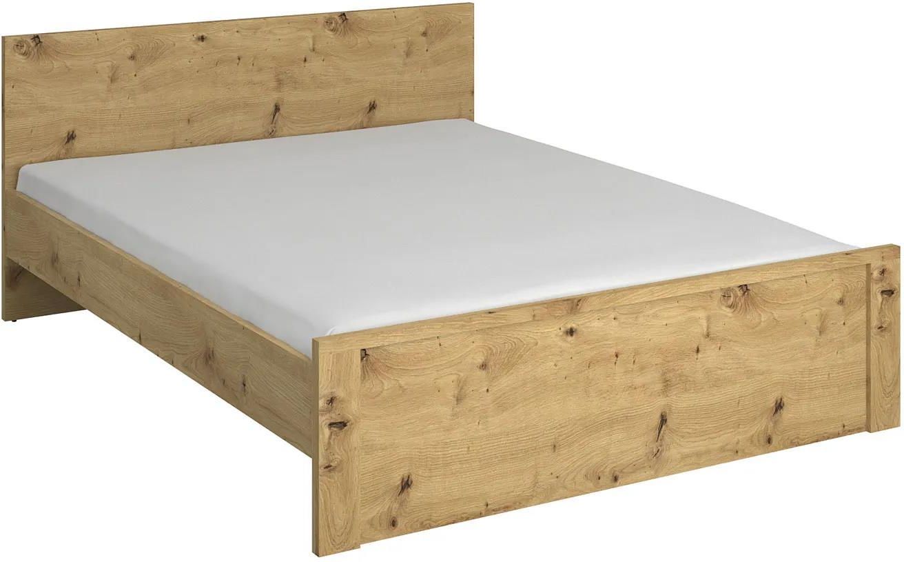 Elior Małżeńskie Łóżko Z Materacem 160X200 Dąb Artisan Basani 20X 32895 - Opinie i atrakcyjne ...