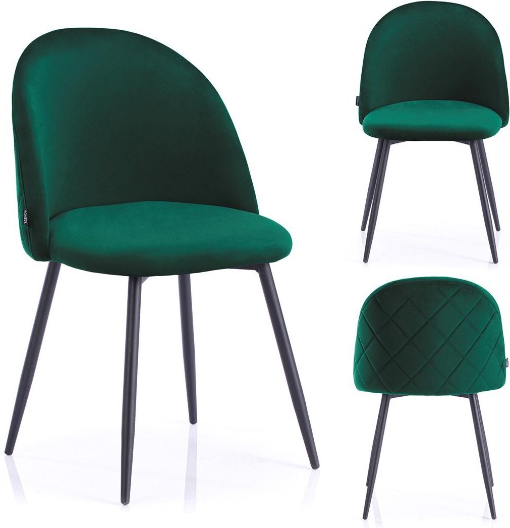 Ciemnozielone Aksamitne Krzesło Do Jadalni Faro Zid/Faro/Tzel - Opinie ...