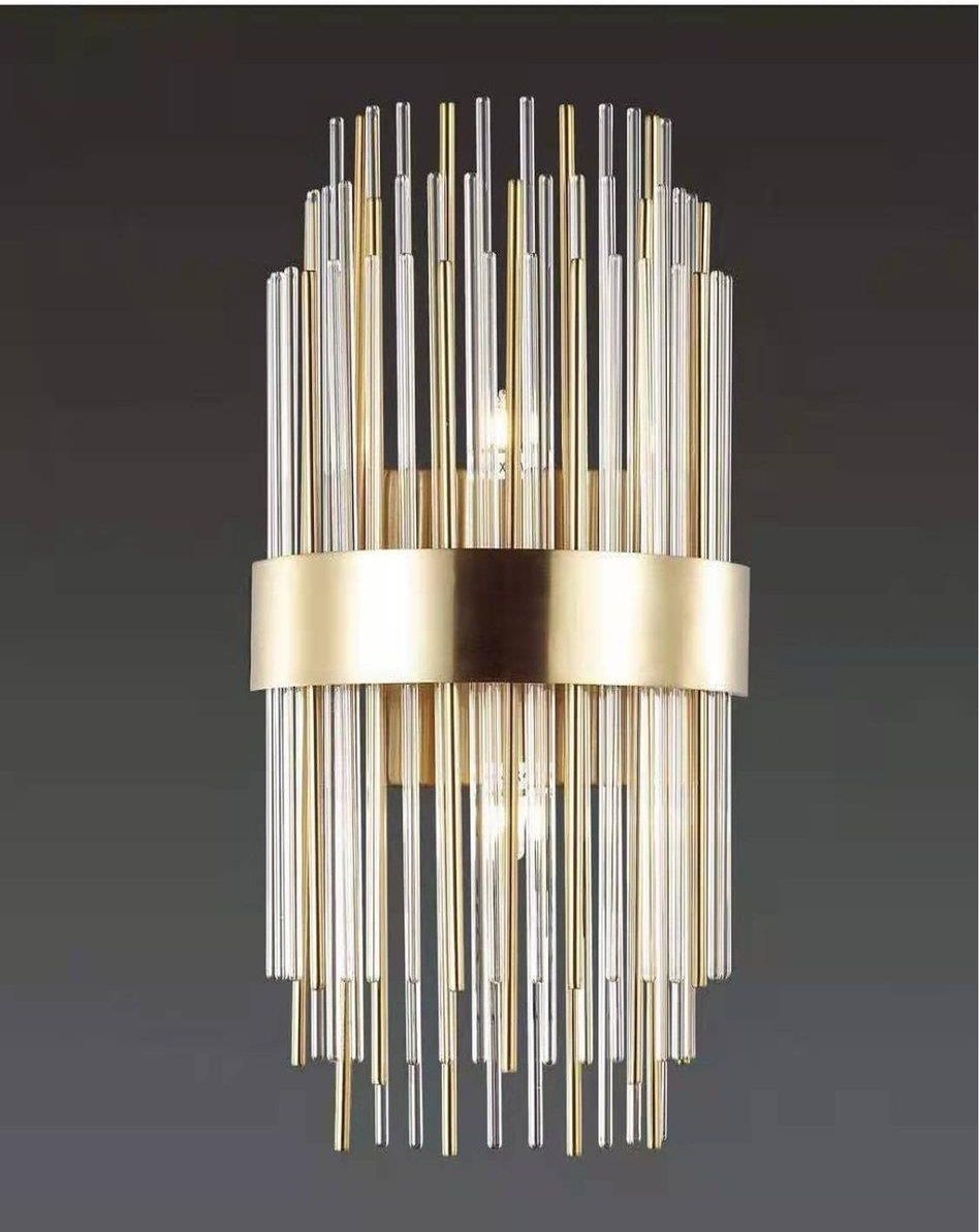 Lampa Iluminar Spikes W - Duży Kinkiet Kryształowy 50Cm - Opinie i ...