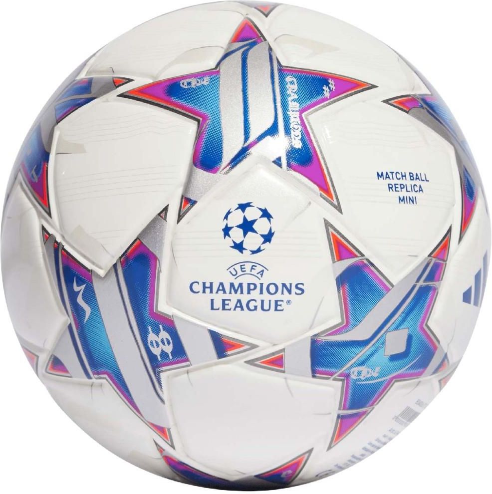 Piłka nożna adidas UCL Mini 23/24 Group Stage biało-niebieska IA0944 ...