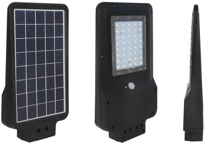 V-Tac Oprawa Uliczna Solarna 15W Led Czarna St-15 6000K 1600Lm Sku8548 ...