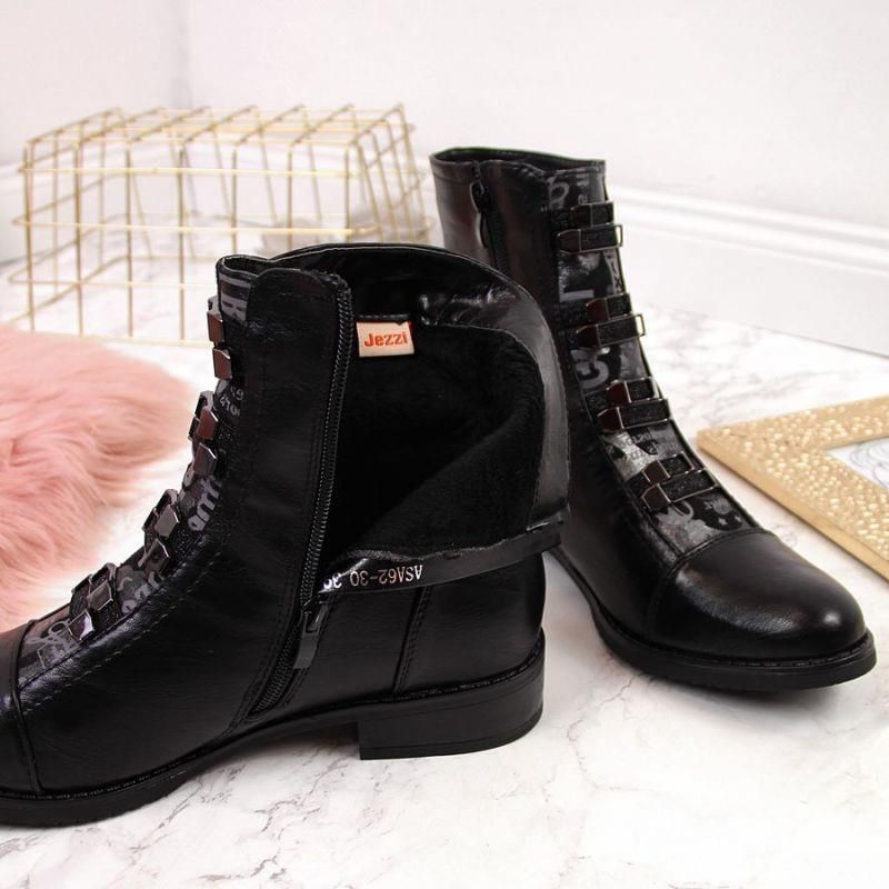 Botki ocieplane Jezzi W JEZ260B czarne : Rozmiar - 38 - Ceny i opinie ...