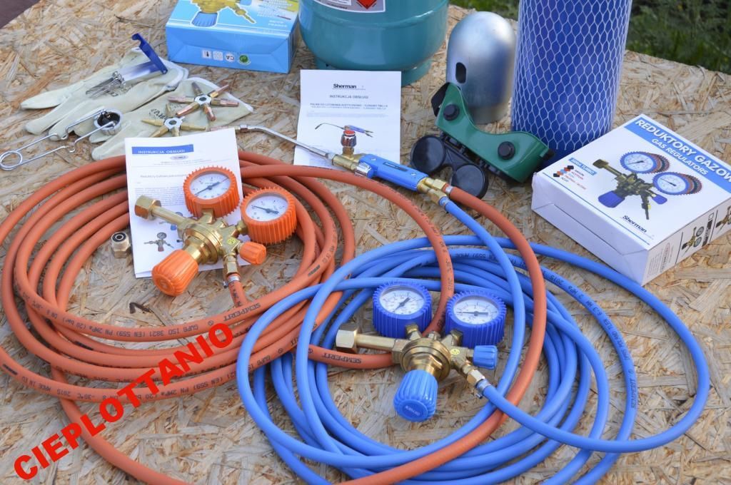 Sherman Palnik Do Spawania Lutowania Tlen+Propan Kpl.Butle 6565 ...