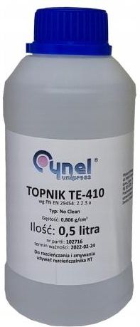 Cynel Topnik Te-410 Kalafoniowy No Clean 0,5L TE41005L - Opinie i ceny ...