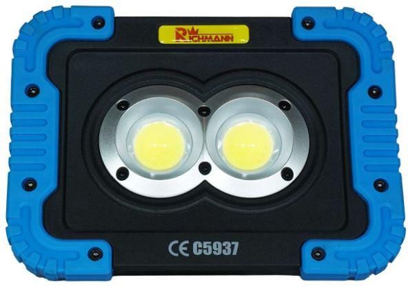 Lampa warsztatowa RICHMANN Lampa halogenowa akumulatorowa 2x10W, C5937 ...