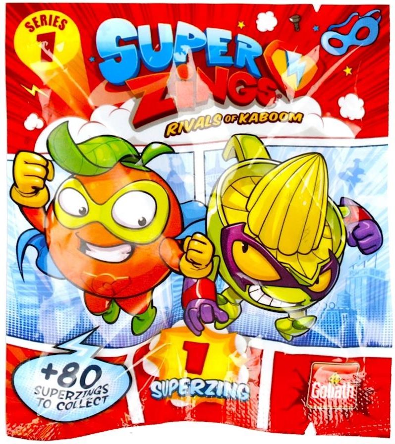 Super Zings Zestaw 5 Saszetek 5X Figurka Niespodzianka Seria 1 - Ceny i ...