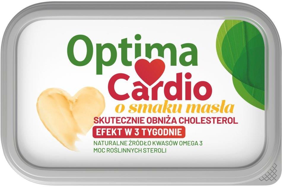 Optima Cardio Margaryna Roślinna Z Dodatkiem Steroli Roślinnych O Smaku ...