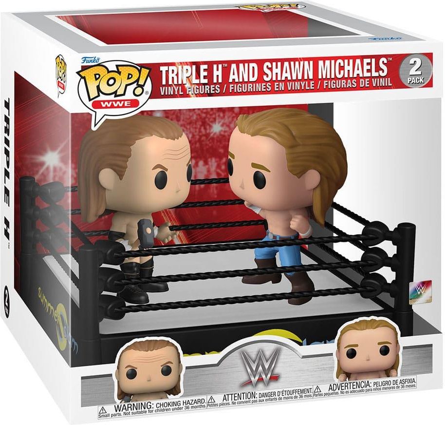 Funko Wwe Pop Movie Moments Vinyl Figures 2 Pack Ss Ring W Triple H ...