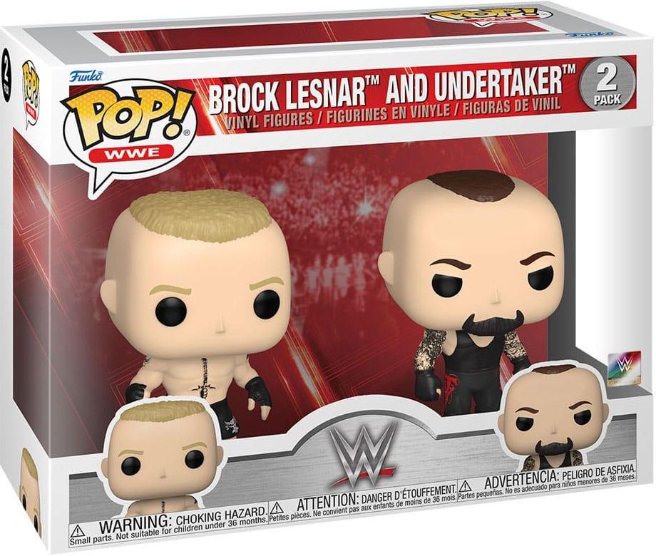 Funko Wwe Pop Vinyl Figures 2 Pack Lesnar Undertaker 9Cm - Ceny i ...
