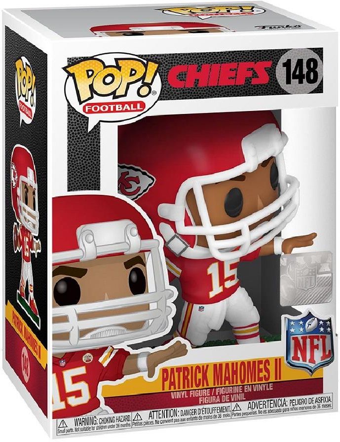Funko Nfl Pop Sports Vinyl Figure Patrick Mahomes Kansas City Chiefs ...