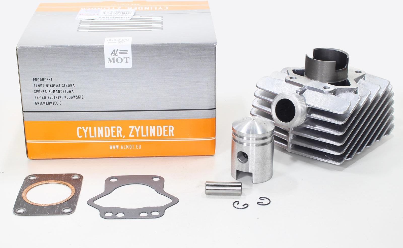 Części motocyklowe Motoroy Cylinder Romet 3-Biegowy 40Mm Ak20 Kompletny ...