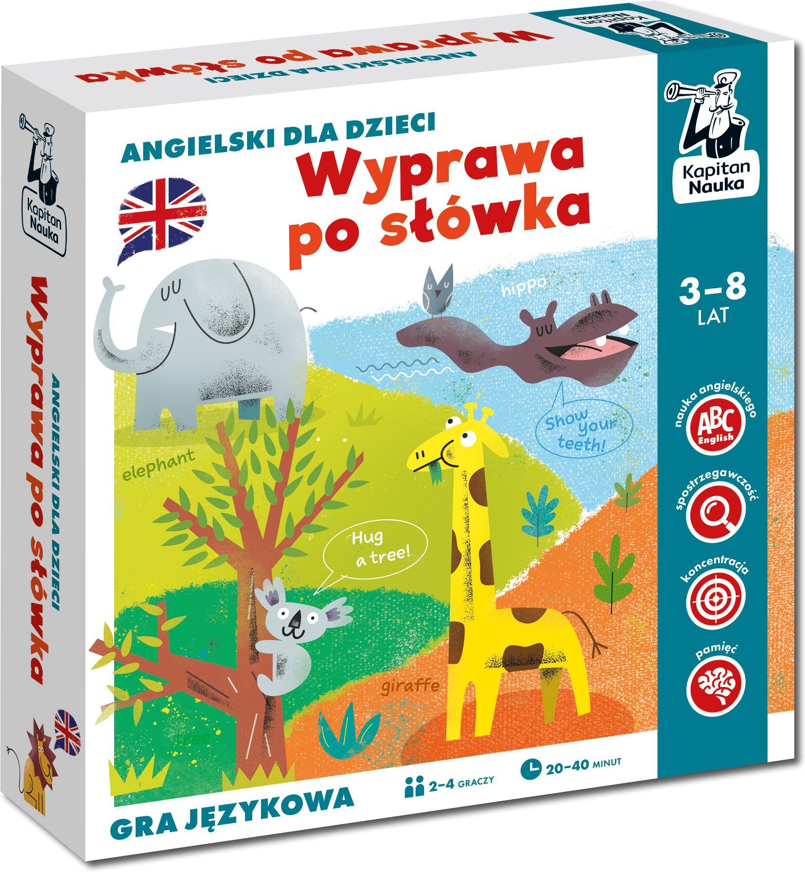 Nauka angielskiego Kapitan Nauka. Angielski dla dzieci. Gra edu. - Barbara Jakubowska, Maciej ...