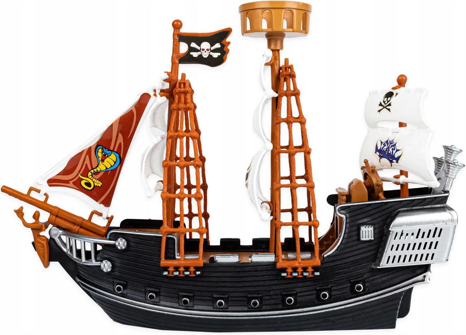 Aig Okręt Piracki Statek Piraci Pirat Łódź + Figurki - Ceny i opinie ...