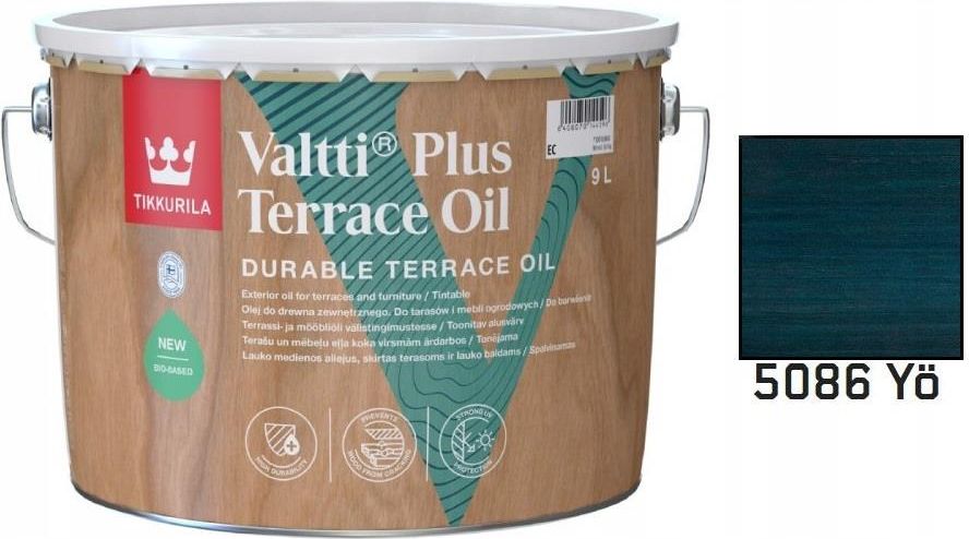 Tikkurila Valtti Plus Terrace Oil 0,9L olej do drewna, kolor 5086 ...