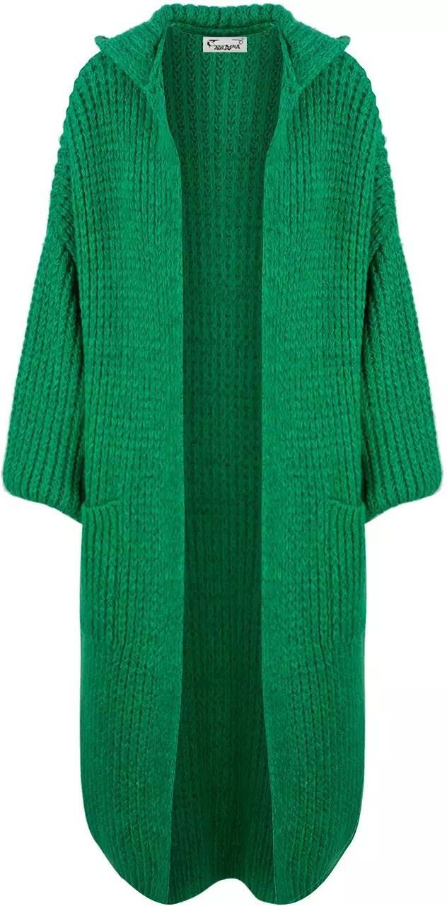 Długi ciepły kardigan sweter gruby splot VALERIA - Ceny i opinie - Ceneo.pl