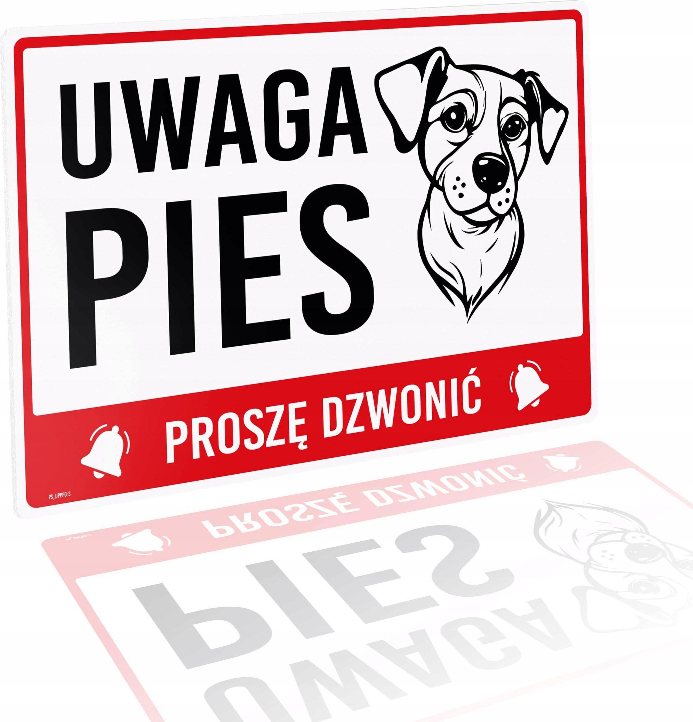 Tabliczka Uwaga Pies Proszę Dzwonić 20X30 Pcv - Ceny i opinie - Ceneo.pl