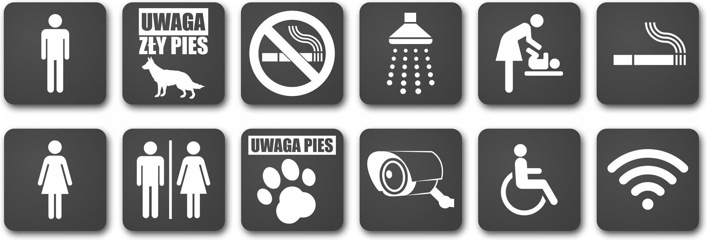 Tabliczka Piktogram Inwalida 10x10cm Aluminium - Ceny i opinie - Ceneo.pl