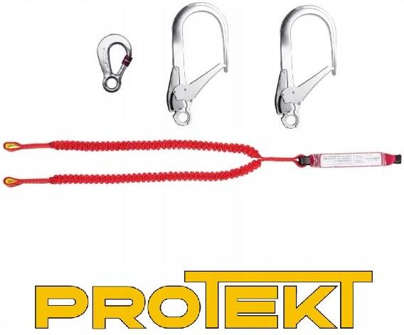 Protekt Podwójna Lonża Z Amortyzatorem 2 M 110mm - Ceny i opinie - Ceneo.pl