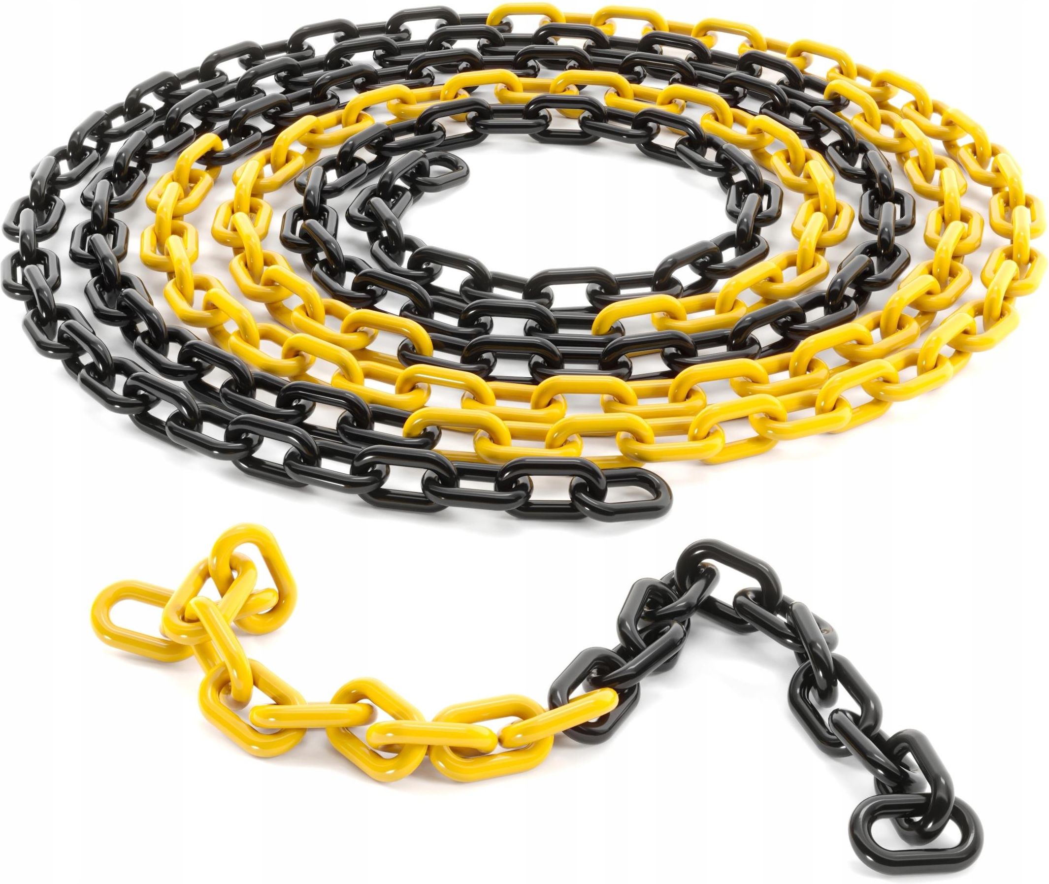 Łańcuch Ostrzegawczy Plast 6Mm/ 25M Żółto-Czarny - Ceny i opinie - Ceneo.pl