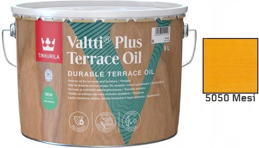 Tikkurila Valtti Plus Terrace Oil 0,9L olej do drewna, kolor 5050 ...