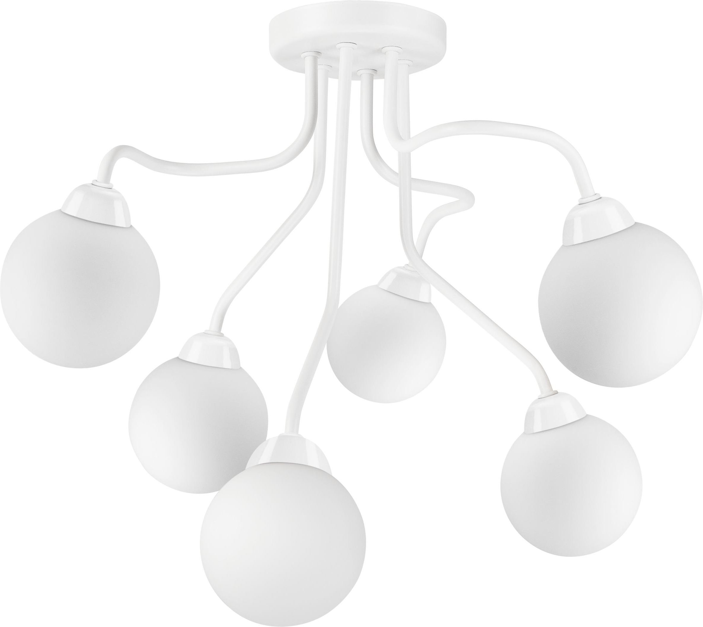 Lamkur Holly 44743 plafon lampa sufitowa 6x5W G9 biały - Opinie i ...