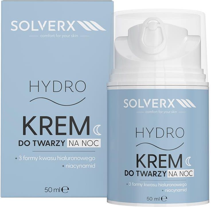 Krem Solverx Hydro na noc 50ml - Opinie i ceny na Ceneo.pl
