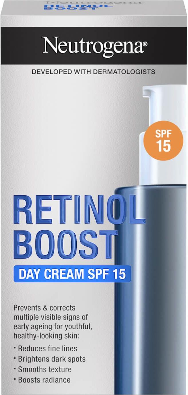 Krem Neutrogena Retinol Boost Day Cream Spf 15 na dzień 50ml - Opinie i ...