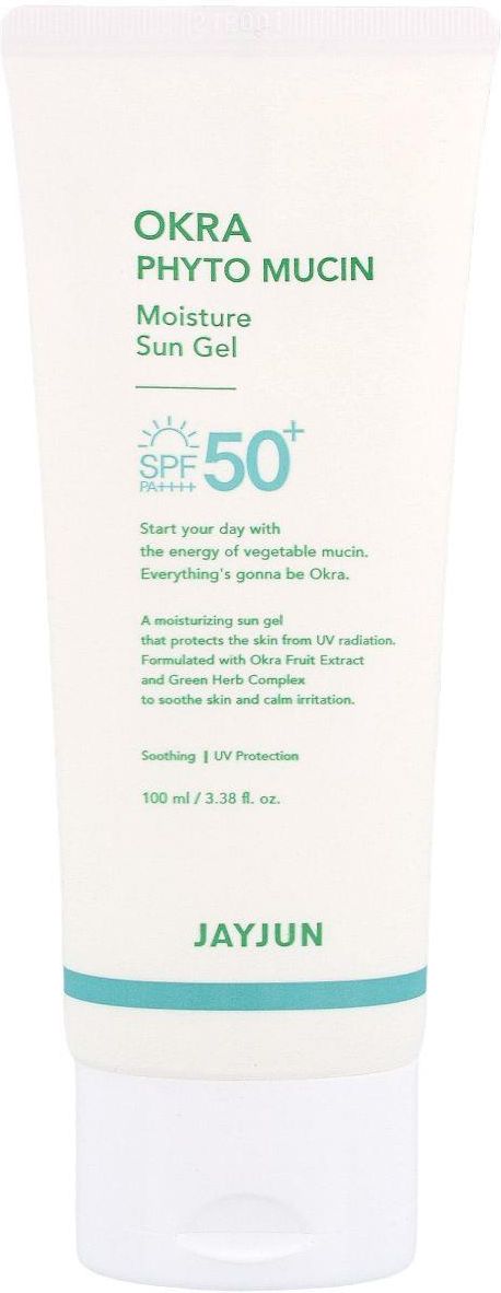 Krem Jayjun Okra Phyto Mucin Moisture Sun Gel Spf 50+ Pa++++ Łagodzący ...