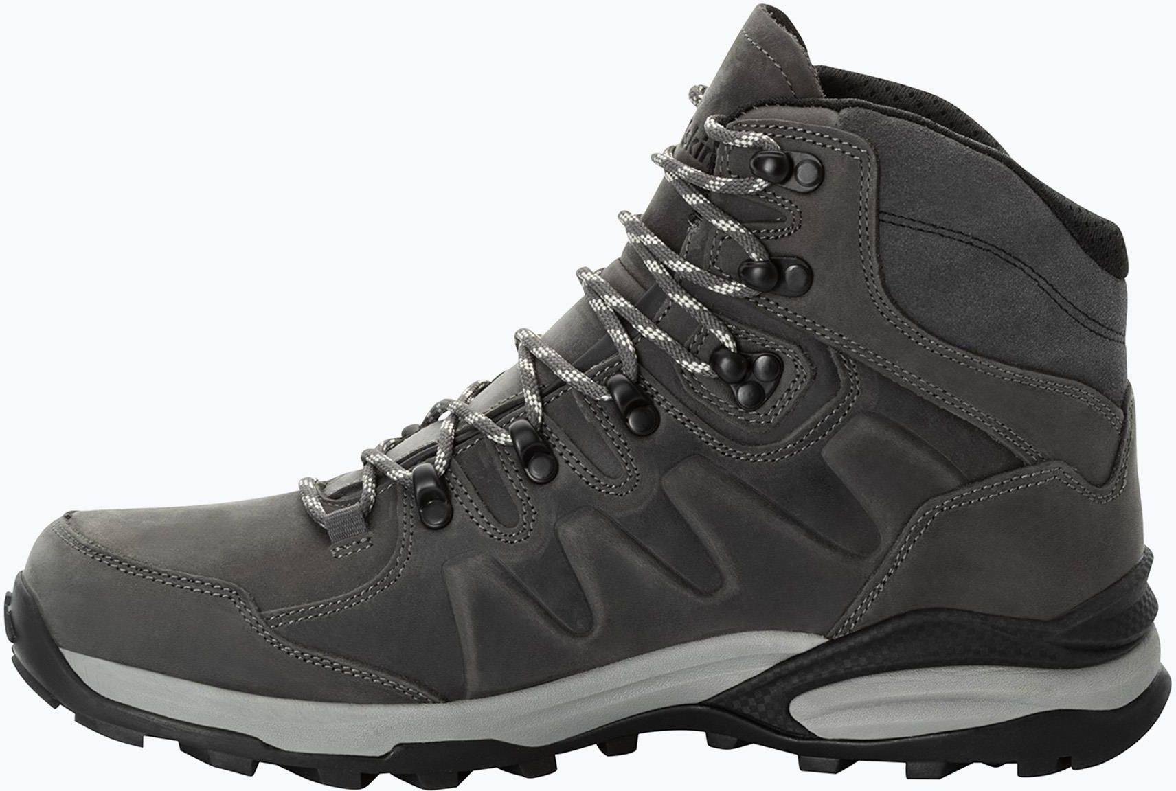 Buty trekkingowe Jack Wolfskin Refugio Prime Texapore Mid Slate Grey ...