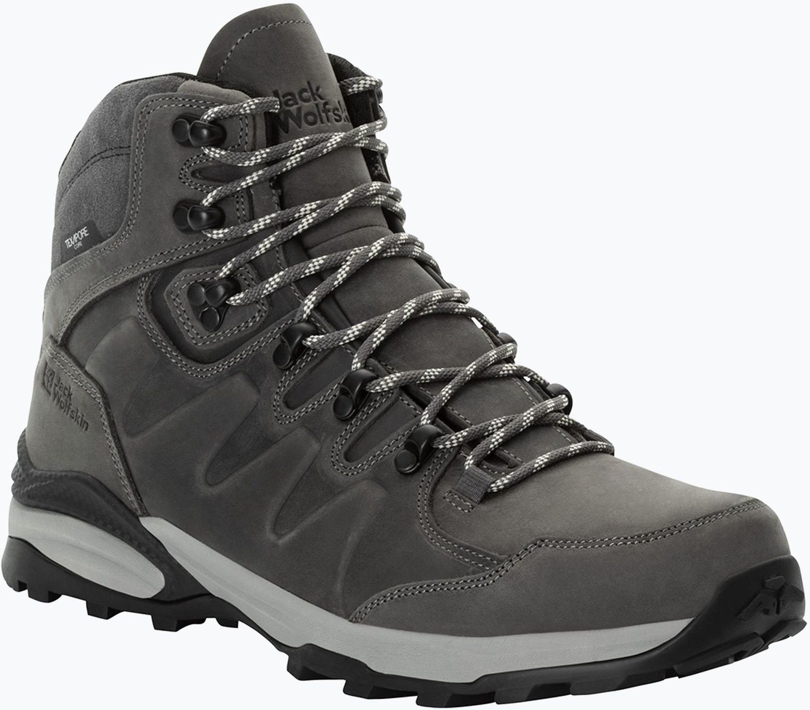 Buty trekkingowe Jack Wolfskin Refugio Prime Texapore Mid Slate Grey ...